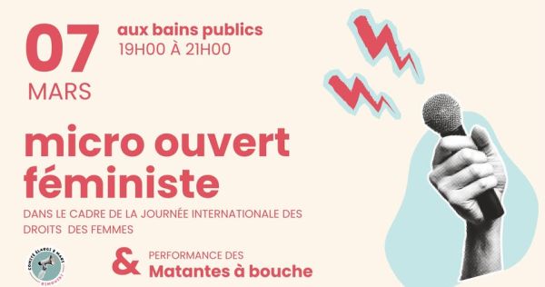 Micro ouvert féministe | Quoi vivre à Rimouski