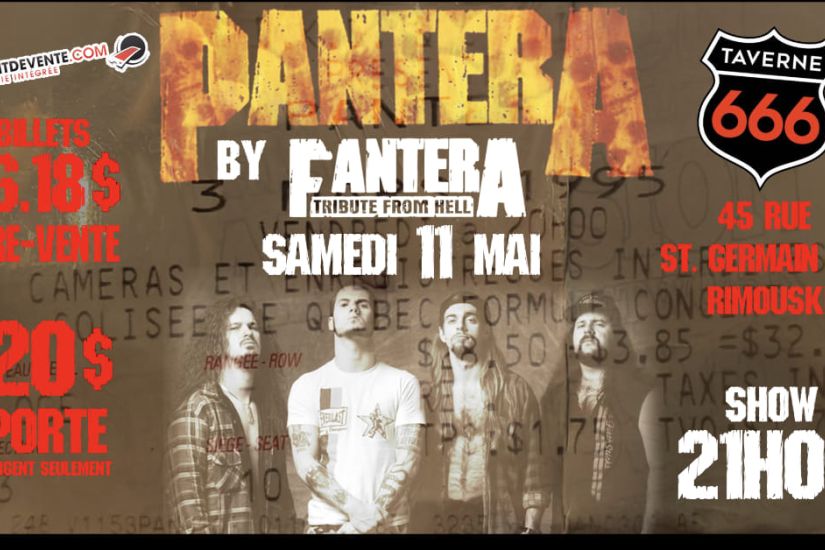 PanterA | Tribute par FanterA | Quoi vivre à Rimouski